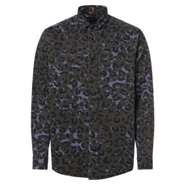 BOSS Hemd 'Lambey_1' Herren Gr&ouml;&szlig;e S stone / khaki / schwarz