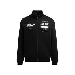 CAMP DAVID Trainingsjacke aus Interlock mit Rubber Prints Herren Gr&ouml;&szlig;e XL schwarz