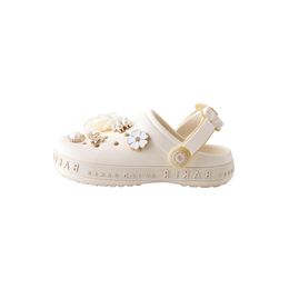 Baker By Ted Baker Clogs M&auml;dchen Gr&ouml;&szlig;e 28 creme / gold / perlwei&szlig;