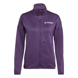 adidas terrex Athletic Fleece Jacket 'Xperior' female Purple size XL
