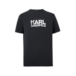 K by KARL LAGERFELD Karl Lagerfeld T-Shirt Herren Gr&ouml;&szlig;e XXL schwarz / wei&szlig;