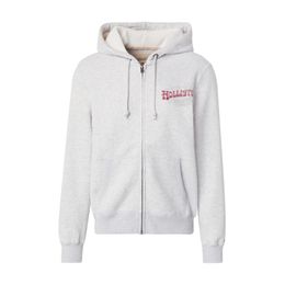 Hollister Sweatjacke Herren Gr&ouml;&szlig;e XL stone / cranberry