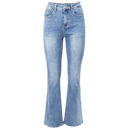 Influencer Jeans Damen Gr&ouml;&szlig;e 32/34 blue denim
