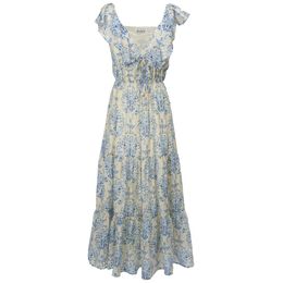 Influencer Dress 'Sky floral' female Blue size M