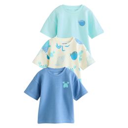 next T-Shirt Jungen Gr&ouml;&szlig;e 74 opal / aqua / schwarz / wei&szlig;