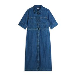 Tommy Hilfiger Kleid Damen Gr&ouml;&szlig;e 32 blue denim Winterkleid