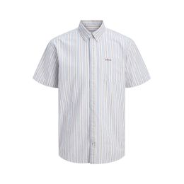 Jack & Jones Plus Jack & Jones Plus Button Up Shirt 'JJDevin' male White size 6XL