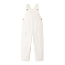 Mango Kids Latzhose 'CORBG' M&auml;dchen Gr&ouml;&szlig;e 98 grau / offwhite