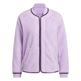 adidas Performance Athletic Fleece Jacket 'Go-To' female Purple size XL