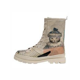 DOGO Schn&uuml;rstiefel 'DOGO Gisele - Mon Cher' Damen Gr&ouml;&szlig;e 39 beige Winterschuhe