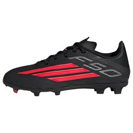adidas Performance Fu&szlig;ballschuh 'F50 League' Jungen Gr&ouml;&szlig;e 35.5 grau / rot / schwarz