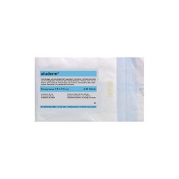 aluderm&reg;-Kompresse, steril verpackt, VE 50 Stk, LxB 75 x 75 mm kaiserkraft