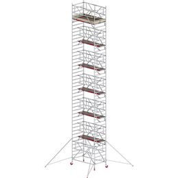 Altrex Fahrger&uuml;st RS TOWER 42 breit mit Safe-Quick&reg;, Holzplattform, L&auml;nge 2,45 m, Arbeitsh&ouml;he 14,2 m