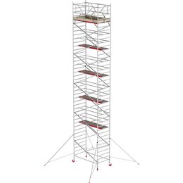 Altrex Fahrger&uuml;st RS TOWER 42 breit, Holzplattform, L&auml;nge 2,45 m, Arbeitsh&ouml;he 13,20 m