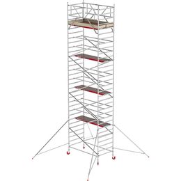 Altrex Fahrger&uuml;st RS TOWER 42 breit, Holzplattform, L&auml;nge 2,45 m, Arbeitsh&ouml;he 10,20 m