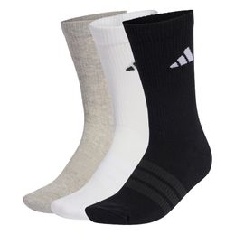 adidas Sportswear Sportsocken 'Ess' Herren Gr&ouml;&szlig;e 49/51 greige / schwarz / wei&szlig;