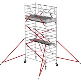 Altrex Fahrger&uuml;st RS TOWER 55, Fiber-Deck&reg;-Plattform, L&auml;nge 2,45 m, Arbeitsh&ouml;he 5,80 m