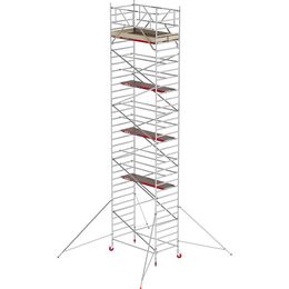 Altrex Fahrger&uuml;st RS TOWER 42 breit, Holzplattform, L&auml;nge 2,45 m, Arbeitsh&ouml;he 11,20 m