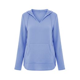 Imily Bela Bluse Damen Gr&ouml;&szlig;e XXL himmelblau