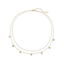 Hey Happiness Kette 'Heart Layers' Damen Gr&ouml;&szlig;e Onesize gold