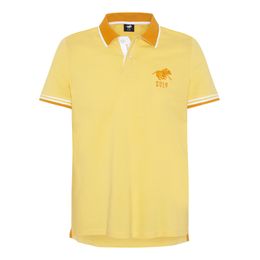 POLO SYLT Poloshirt Damen Gr&ouml;&szlig;e M gelb / goldgelb / wei&szlig;