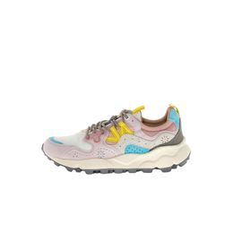Flower Mountain Sneaker 'Yamano 3' Damen Gr&ouml;&szlig;e 38 neonblau / gelb / hellgrau / pastelllila