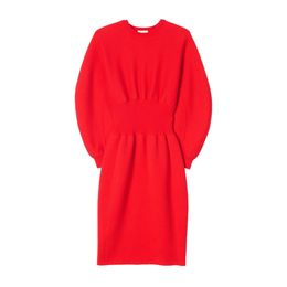 GOBI Cashmere Kleid 'Cashmere Sculptural Dress' Damen Gr&ouml;&szlig;e 36/38 feuerrot Winterkleid
