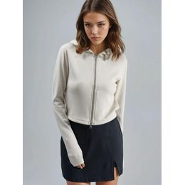 Busem Sweatjacke Damen Gr&ouml;&szlig;e M hellbeige