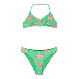 Roxy Bikini 'Tropicool' M&auml;dchen Gr&ouml;&szlig;e 122 hellgelb / gr&uuml;n / pink / ros&eacute;