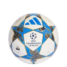 adidas Performance Ball 'UCL Competition 25/26 League Stage' Herren Gr&ouml;&szlig;e 4 navy / azur / gold / wei&szlig;