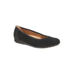 Gabor Ballerina 'Gabor comfort Ballerina schwarz Soft Nubuk 72.620.47' Damen Gr&ouml;&szlig;e 40 schwarz