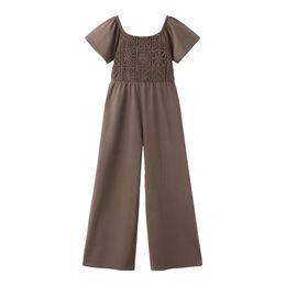 Mango Kids Jumpsuit 'CRIS' M&auml;dchen Gr&ouml;&szlig;e 152 braun