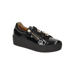 Gabor Schn&uuml;rschuh 'Gabor Schuhe schwarz Plateau Sneakers Schmuck 53.201.97' Damen Gr&ouml;&szlig;e 35 schwarz