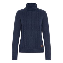 oxmo Pullover 'Cathy' Damen Gr&ouml;&szlig;e XXL dunkelblau / hellbraun