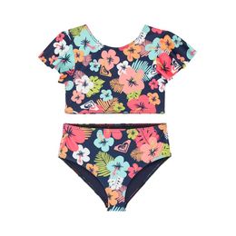 Roxy Bikini 'Morning Flower' girl Blue size 3