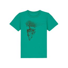 Life-tree Shirt 'Maple Island' M&auml;dchen Gr&ouml;&szlig;e 134/146 gr&uuml;n