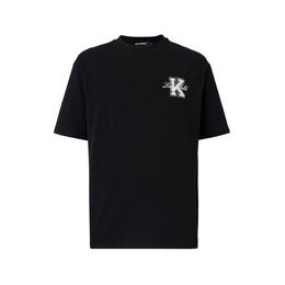 K by KARL LAGERFELD Karl Lagerfeld T-Shirt Herren Gr&ouml;&szlig;e L schwarz / wei&szlig;