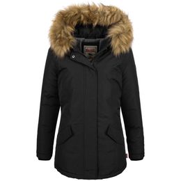 Lonsdale Parka 'Kimmeridge' Damen Gr&ouml;&szlig;e S schwarz Winterjacke