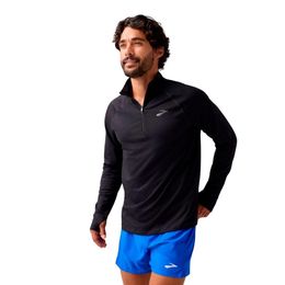 Brooks Dash 1/4 Zip 3.0 Bekleidung Herren schwarz XS