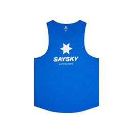 Saysky Logo Combat Pro Singlet Bekleidung Herren blau L