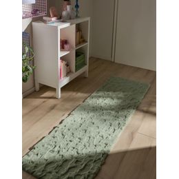 benuta Pop L&auml;ufer f&uuml;r Flur Immy Gr&uuml;n 60x200 cm