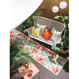 benuta Nest In- & Outdoor-L&auml;ufer Noelia Multicolor 70x240 cm - Teppich f&uuml;r Balkon, Terrasse & Garten