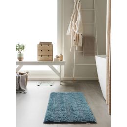 benuta Nest - Badteppich f&uuml;r Badezimmer - Badematte Ilka Petrol 50x80 cm