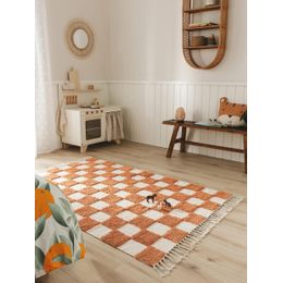 Lytte Kinderteppich Caro Rot 160x230 cm - Teppich f&uuml;r Kinderzimmer