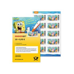 Markenset SpongeBob, Briefmarke zu 0,95 &euro;, 10er-Set