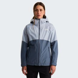 Outdoorjacke The North Face "W DIABLO DYNAMIC ZIP-IN JACKET", Damen, Gr. L, frost grau, granite grau, Obermaterial: 100% Polyester, normal, Jacken Outdoorjacke, f&uuml;r Erwachsene, wasserabweisend und wasserdicht