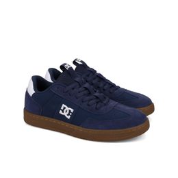 Sneaker DC Shoes "DC Astrix", Herren, Gr. 12,5(46,5), blau (navy, gum), Obermaterial:61.35% Leder, 38.65% Synthetikmaterial;, Schuhe Sneaker
