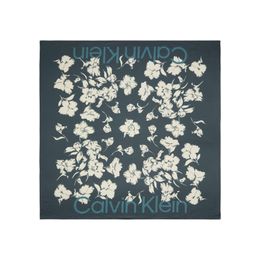 Modetuch Calvin Klein "ALLOVER FLORAL SQUARE SCARF", Damen, key largo, Web, Viskosemischung, gebl&uuml;mt, gemustert, mehrfarbig, Modet&uuml;cher Modetuch, Mit Blumenmuster f&uuml;r einen schicken Auftritt
