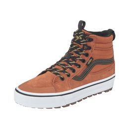 Sneaker Vans "MTE SK8-Hi Waterproof Insulated", Herren, Gr. 38, glazed ginger, Leder, Synthetik, Textil, Schuhe Sneaker, wasserdichter, gef&uuml;tterter Sneakerboot