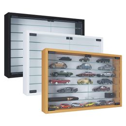 Vcm Vcm Glasvitrine h&auml;ngend Vitrine Glas mit ESG-Sicherheitsglas Ma&szlig;e: H. 40 x B. 60 x T. 10 cm H&auml;ngevitrine Glas Modern und platzsparend Glas Vitrinenschrank - Mandosa XL
